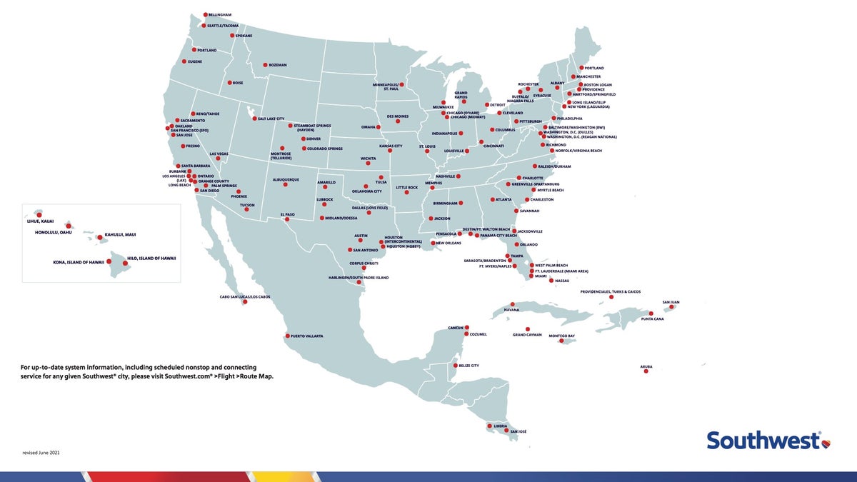 Southwest Airlines details plan to restore network to pre-pandemic ...