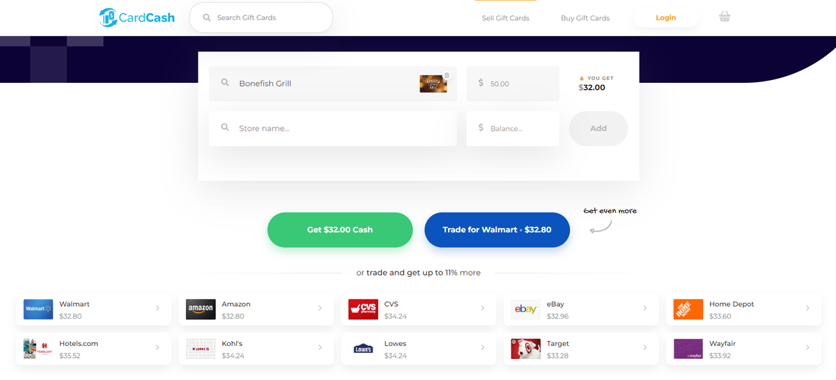 Use CardCash to exchange unwanted gift cards - The Points Guy
