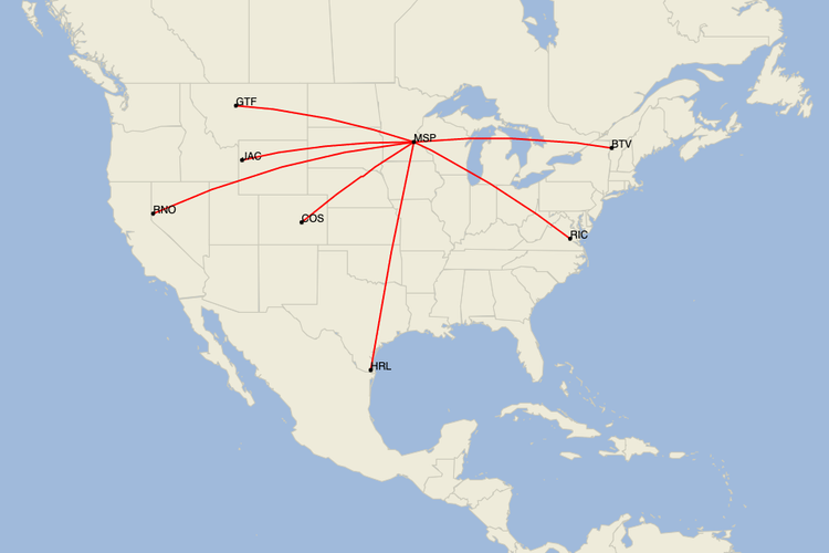 Turf war: Delta retaliates in Minneapolis with 7 routes against Sun ...
