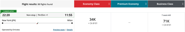 Emirates first class now bookable with Aeroplan points - The Points Guy