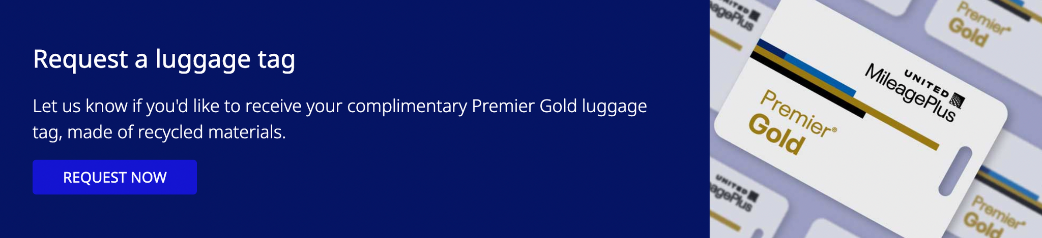 How United Premier members can request a complimentary luggage tag ...