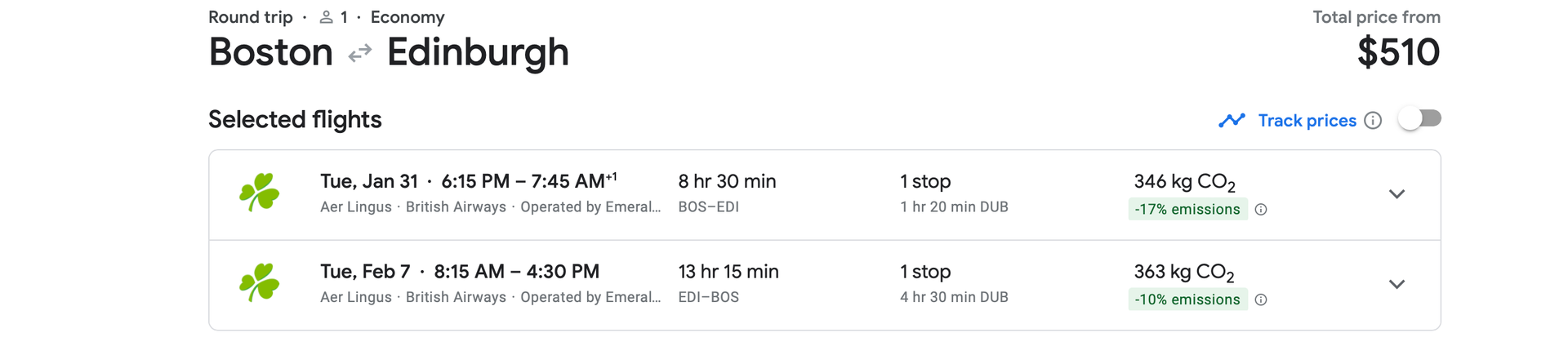 Flights to Edinburgh, Scotland, from the US under $500 - The Points Guy