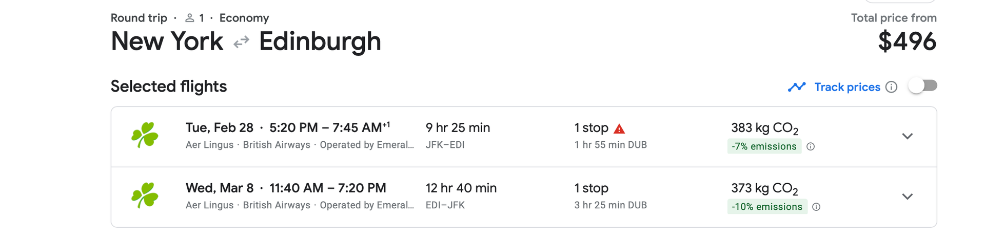 Flights to Edinburgh, Scotland, from the US under $500 - The Points Guy