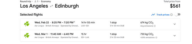 Flights to Edinburgh, Scotland, from the US under $500 - The Points Guy