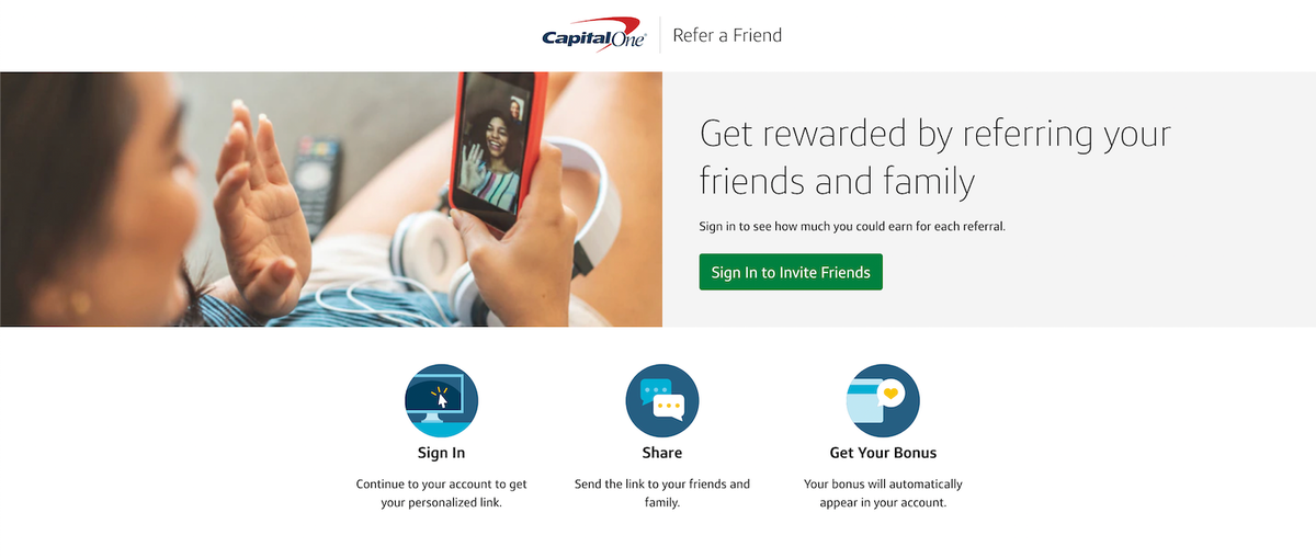 Capital One Refer a Friend and Refer a Business programs - The Points Guy