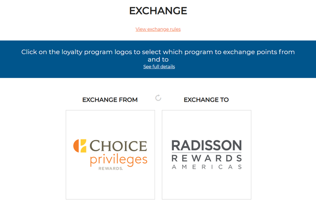 Exchange Choice Privileges and Radisson Rewards Americas points - The ...