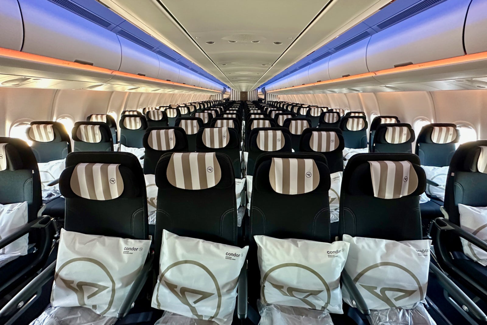 Inside Condor’s new premium economy, coach cabins, with one-way fares ...