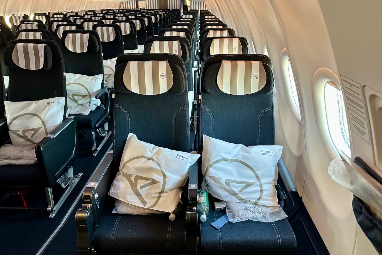 Inside Condor’s new premium economy, coach cabins, with one-way fares ...