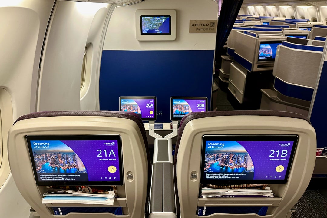 1st look: United's new Boeing 767-300 configuration with Premium Plus ...