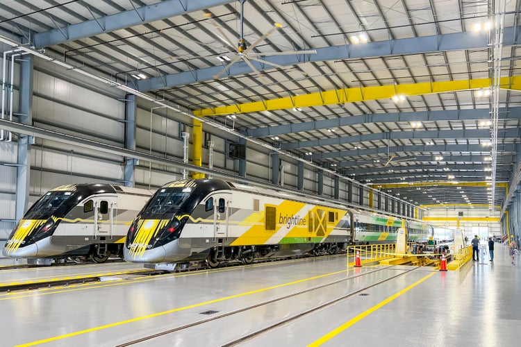1st look inside Brightline’s $100 million train maintenance facility in ...