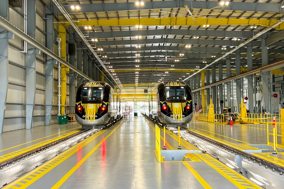 1st look inside Brightline’s $100 million train maintenance facility in ...