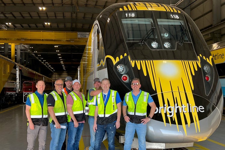 High-speed rail in Florida: Brightline shows off new 130-mph speed test ...