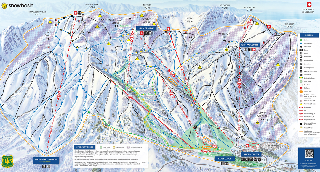 As a final frontier of Utah ski resorts, Snowbasin remains accessible ...