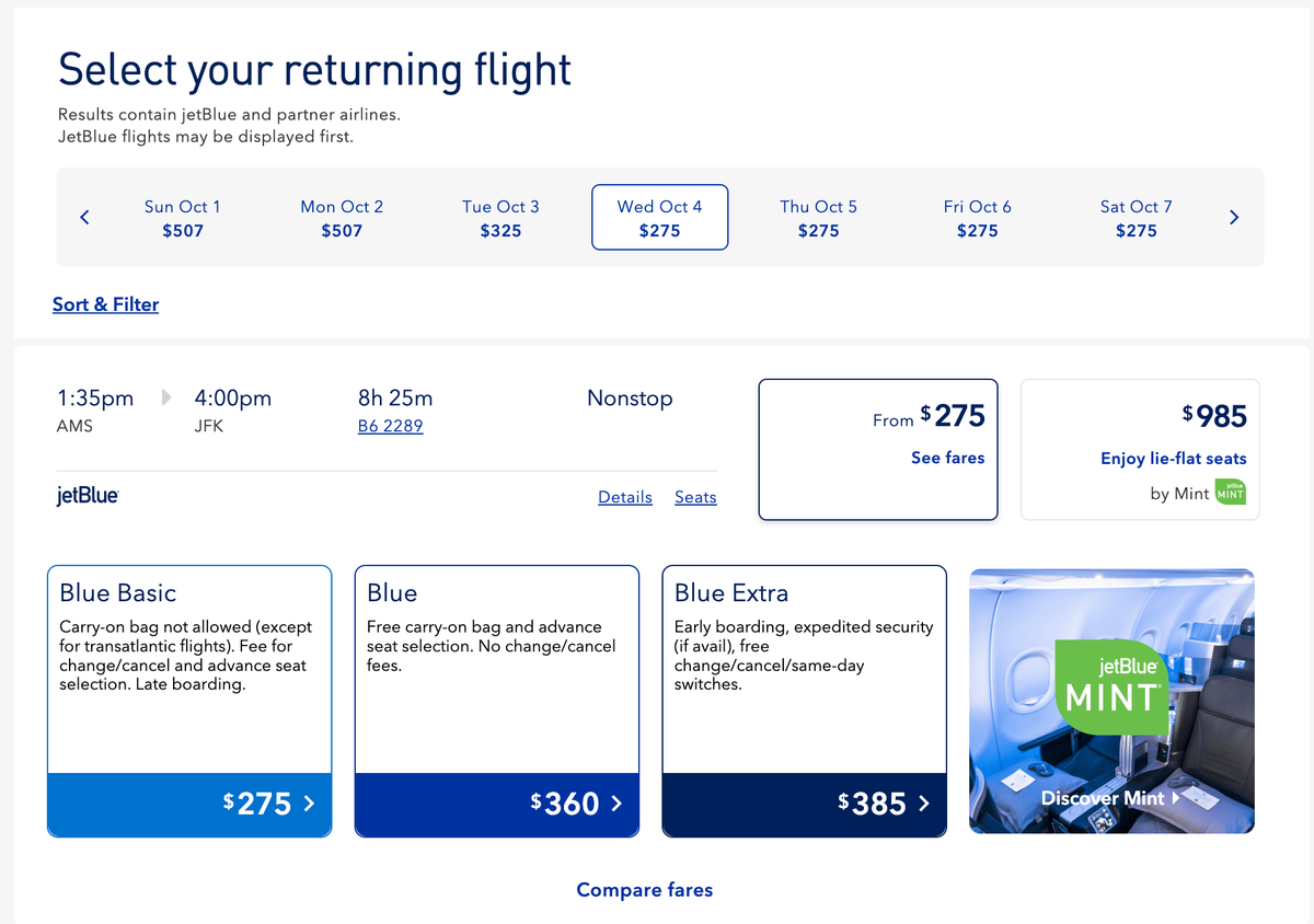 New JetBlue route: Fly to Amsterdam from NYC from $475 round-trip - The ...