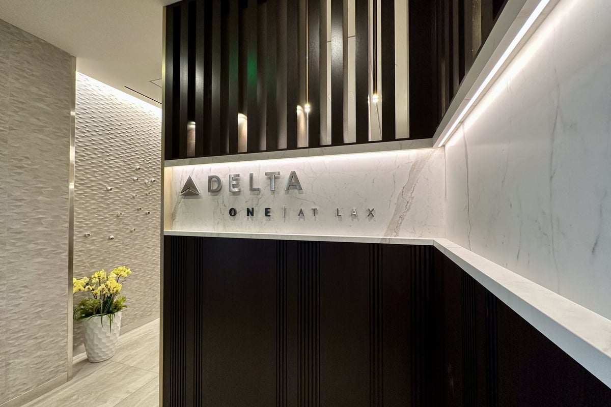 Delta debuts gorgeous premium check-in lounge, Sky Way upgrades in Los ...