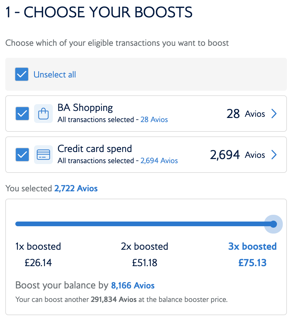 British Airways launches new option for purchasing Avios: Balance Boost ...
