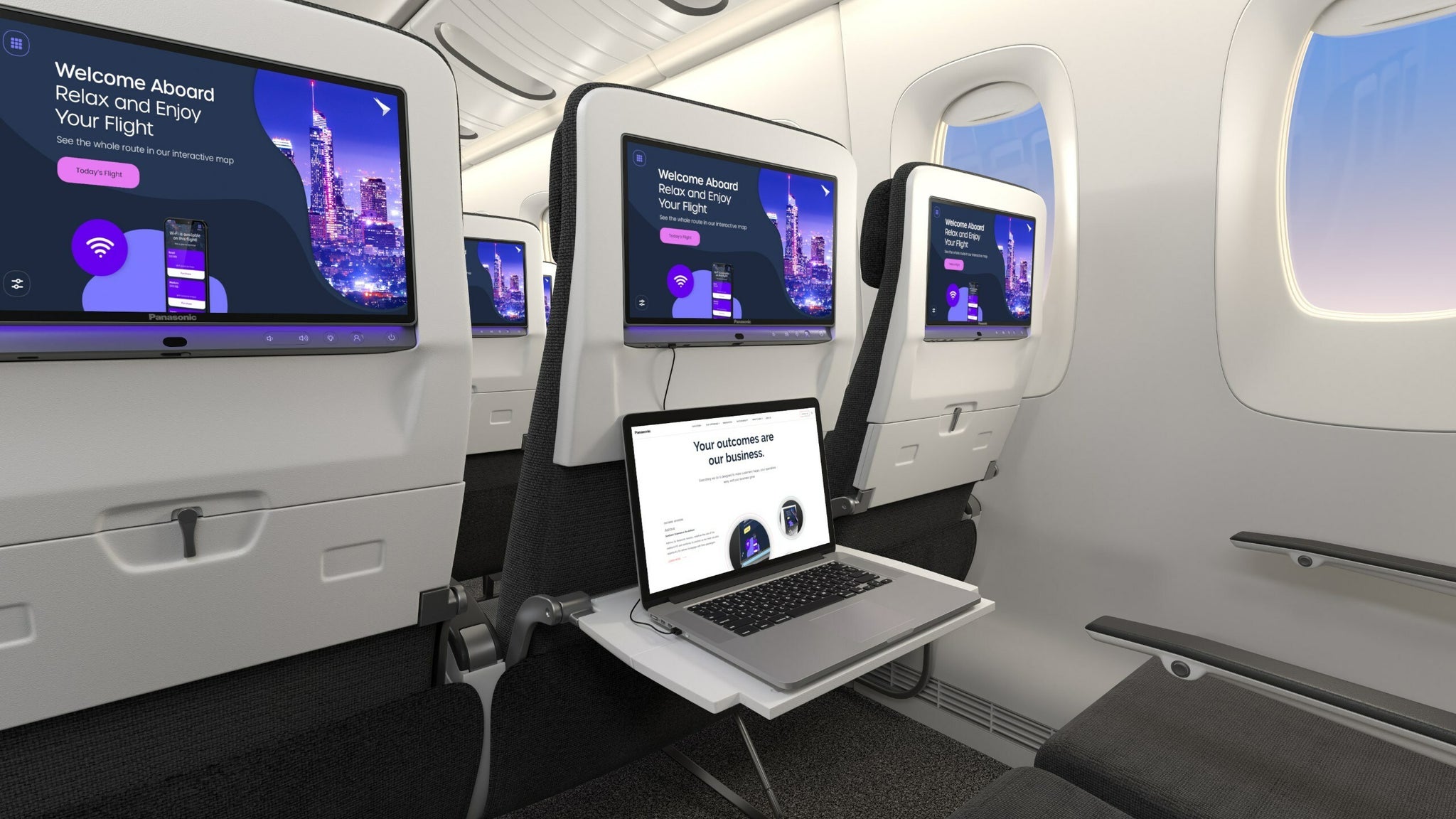 United unveils next-gen inflight TVs with Bluetooth and other features ...