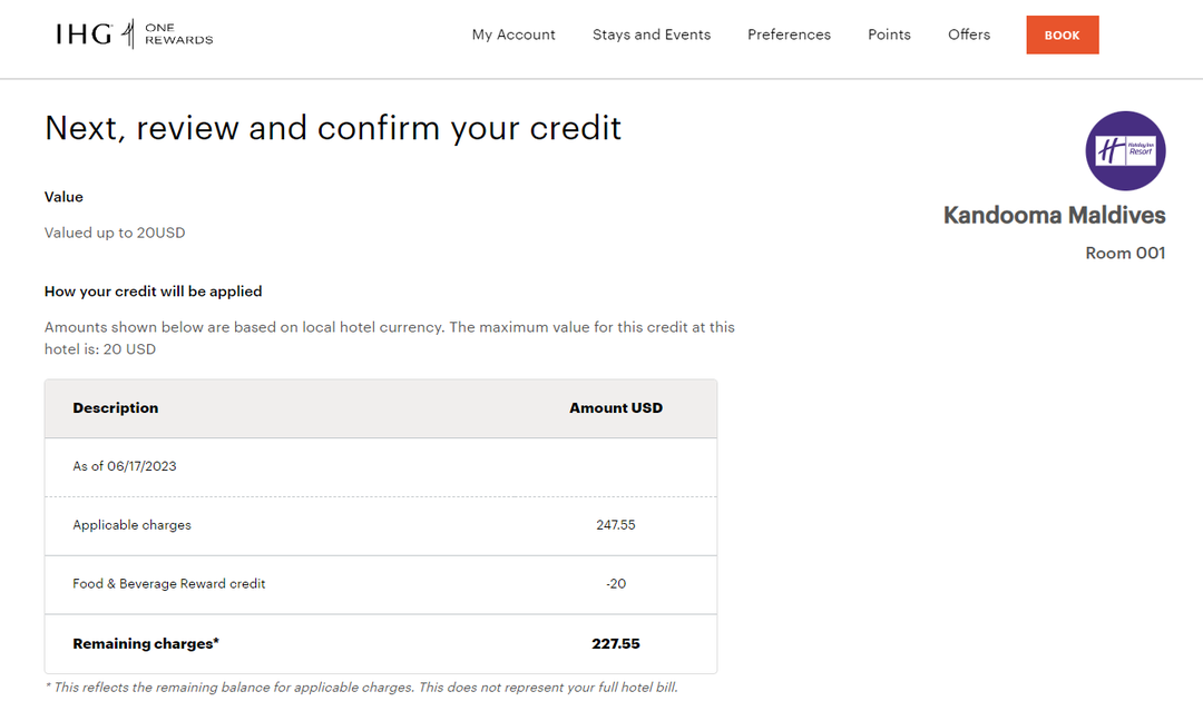 IHG food and beverage rewards: How to earn and redeem - The Points Guy