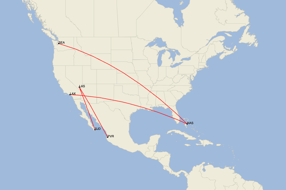 Alaska unveils 1st-ever service to the Bahamas, new routes from Las ...