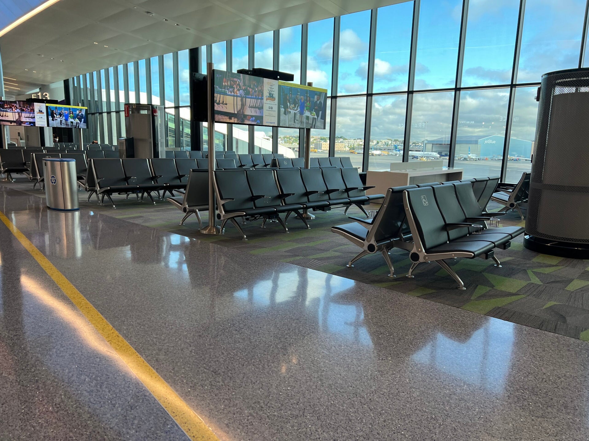 Look inside Boston Logan Airport's new international Terminal E ...
