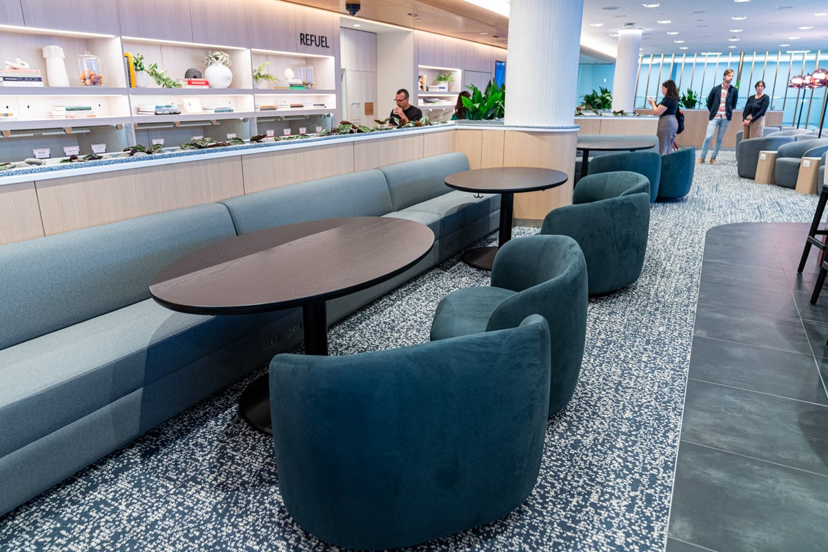 1st look at the brand-new Capital One Lounge at Washington Dulles - The ...