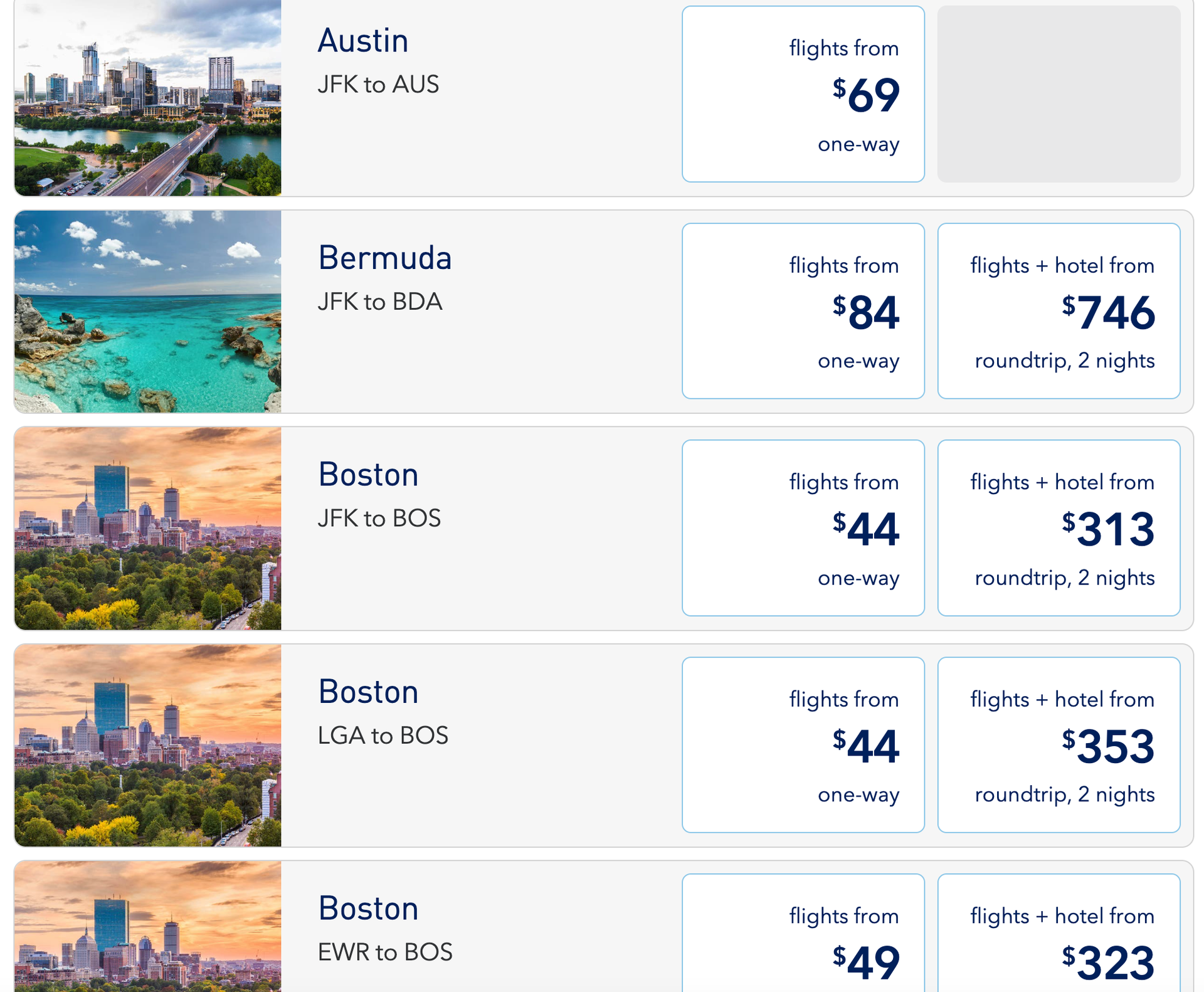 JetBlue's Big Fall Sale is back, with one-way flights starting at $39 ...