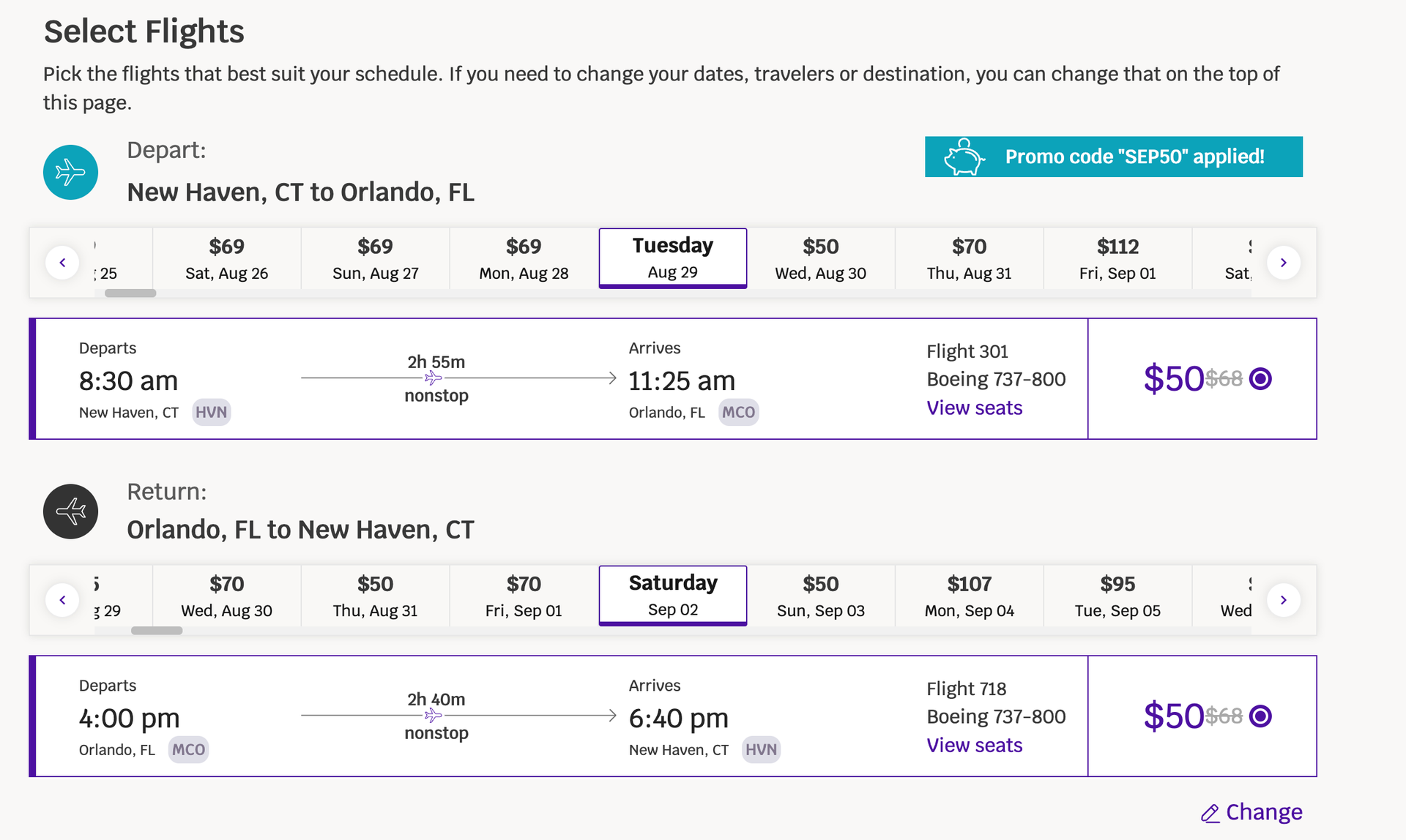 Get 50% off base fares with Avelo's fall deal - The Points Guy