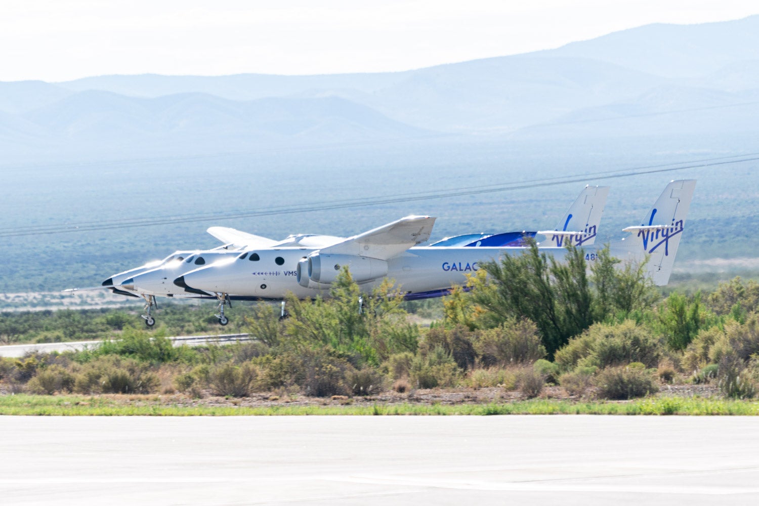 What it's like to watch a space launch from Virgin Galactic's spaceport ...