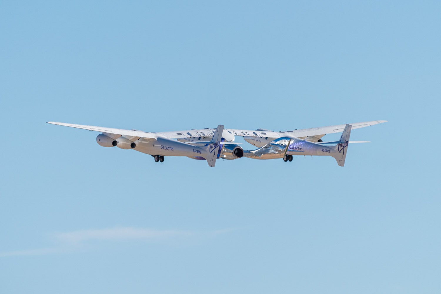 What it's like to watch a space launch from Virgin Galactic's spaceport ...