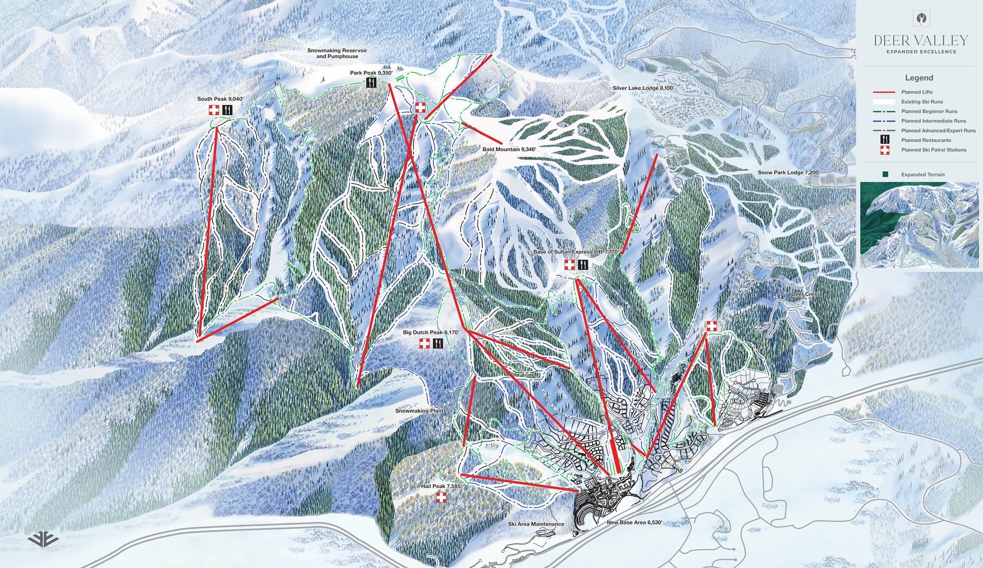 Deer Valley to double skiable terrain, add new ski village and other ...