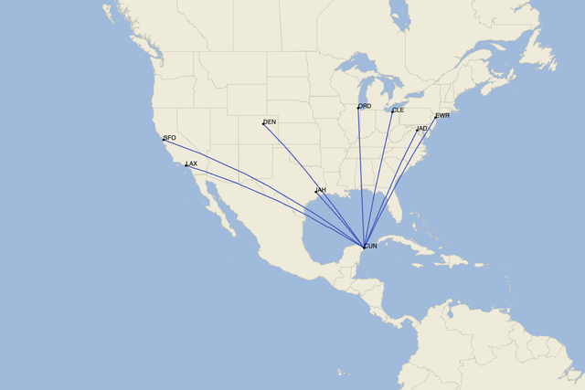United plans its busiest winter ever to Cancun - The Points Guy