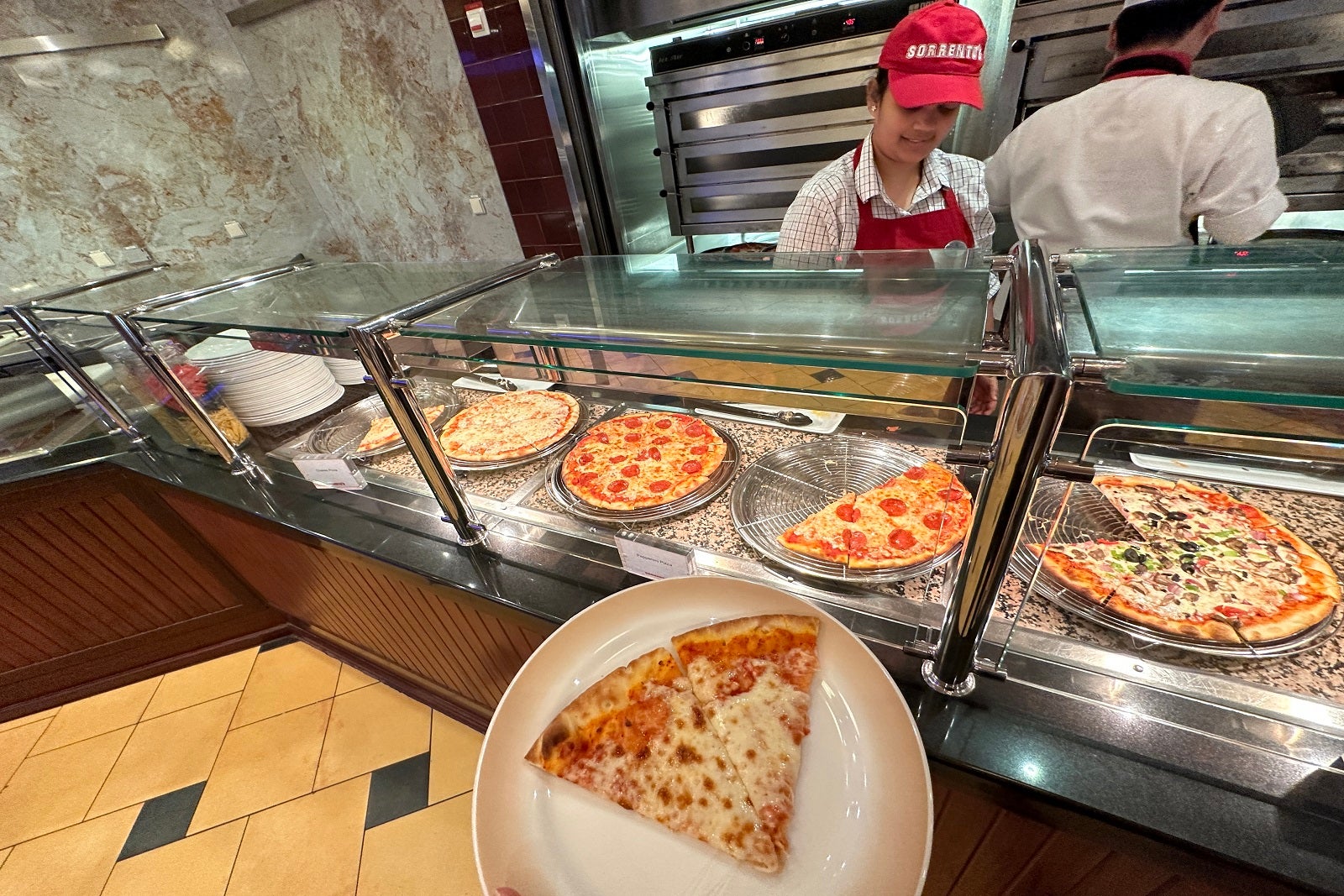 Sorrento's pizza: Royal Caribbean's all-day cruise ship pizzeria - The ...