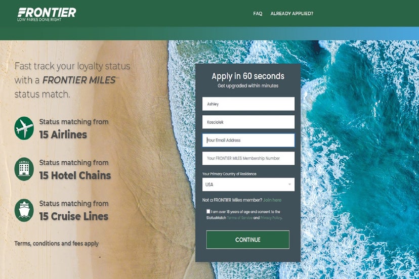 Frontier status match 2023: Why it was worth it for me - The Points Guy