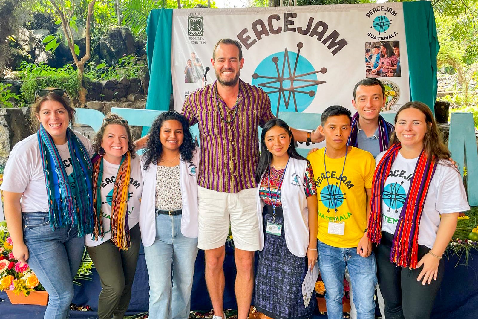 TPG at the PeaceJam Guatemala conference in 2023 - The Points Guy