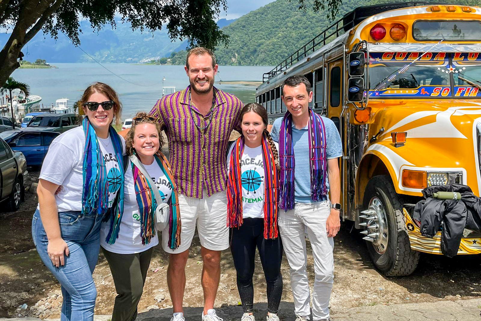 TPG at the PeaceJam Guatemala conference in 2023 - The Points Guy