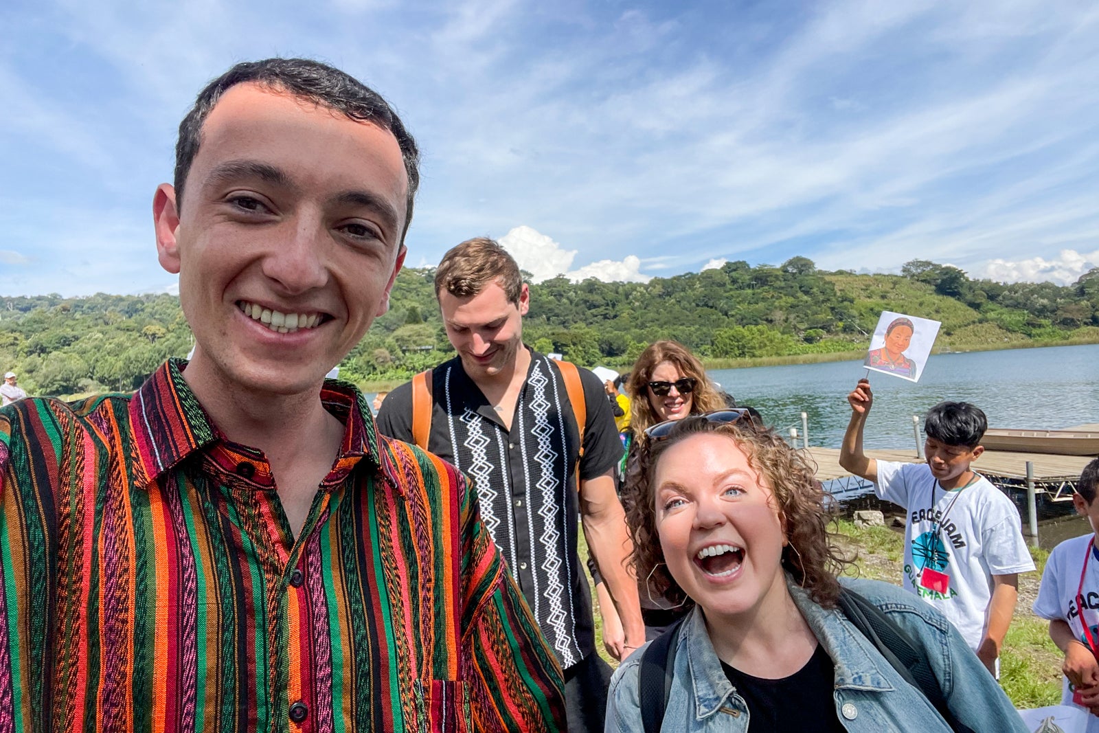 TPG at the PeaceJam Guatemala conference in 2023 - The Points Guy