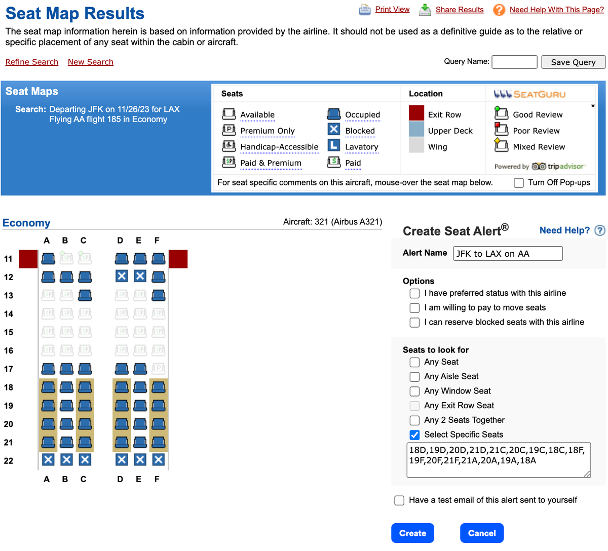 Use ExpertFlyer seat alerts to get a better seat when flying - The ...