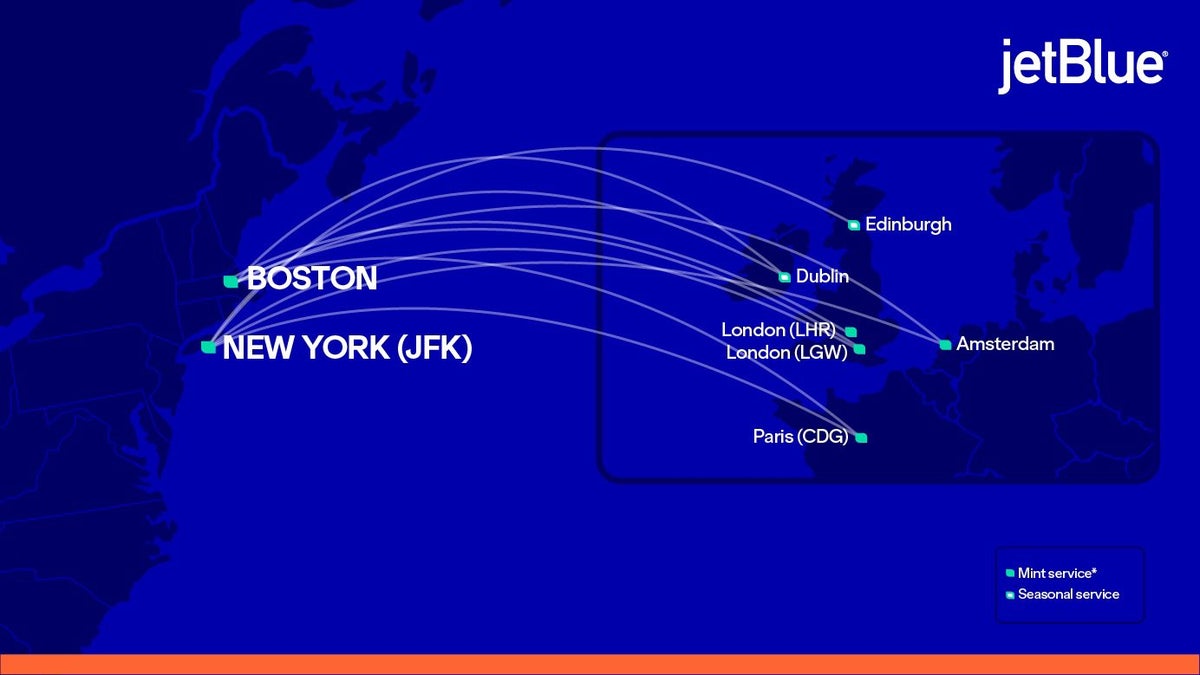 JetBlue adds 2 new transatlantic markets, brings total to 13 daily ...