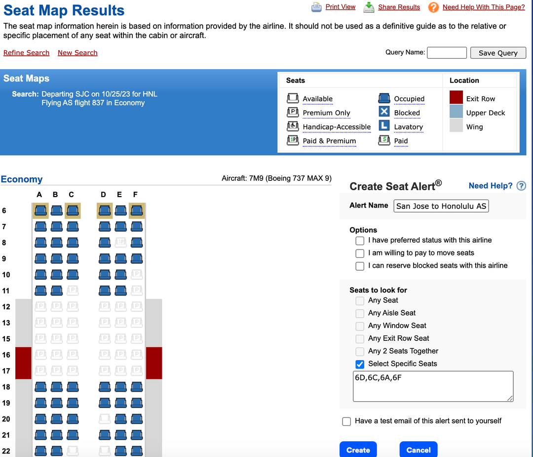 Use ExpertFlyer seat alerts to get a better seat when flying - The ...