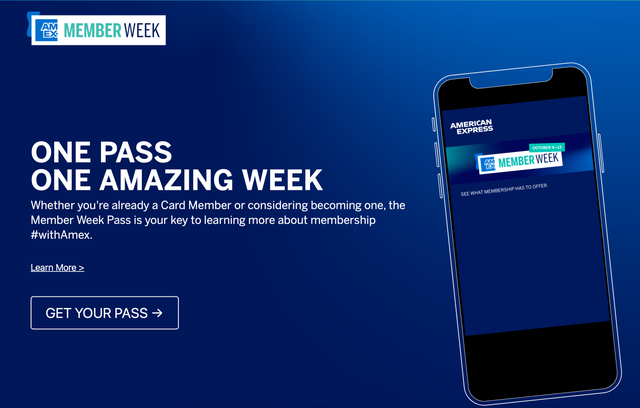 American Express is bringing back Member Week - The Points Guy