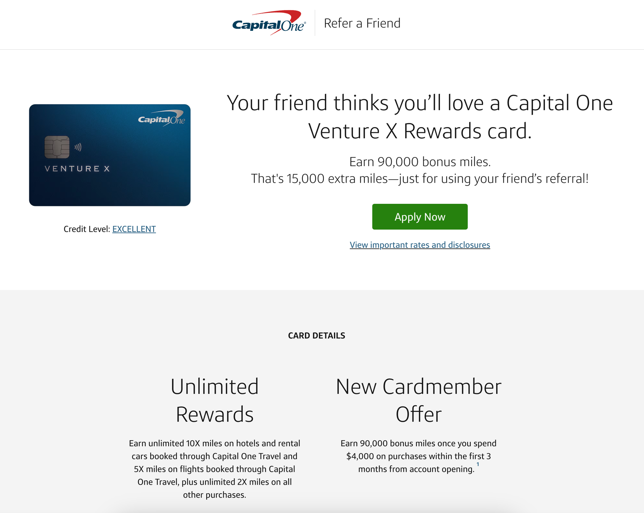 How to earn an elevated welcome offer on the Capital One Venture X card ...
