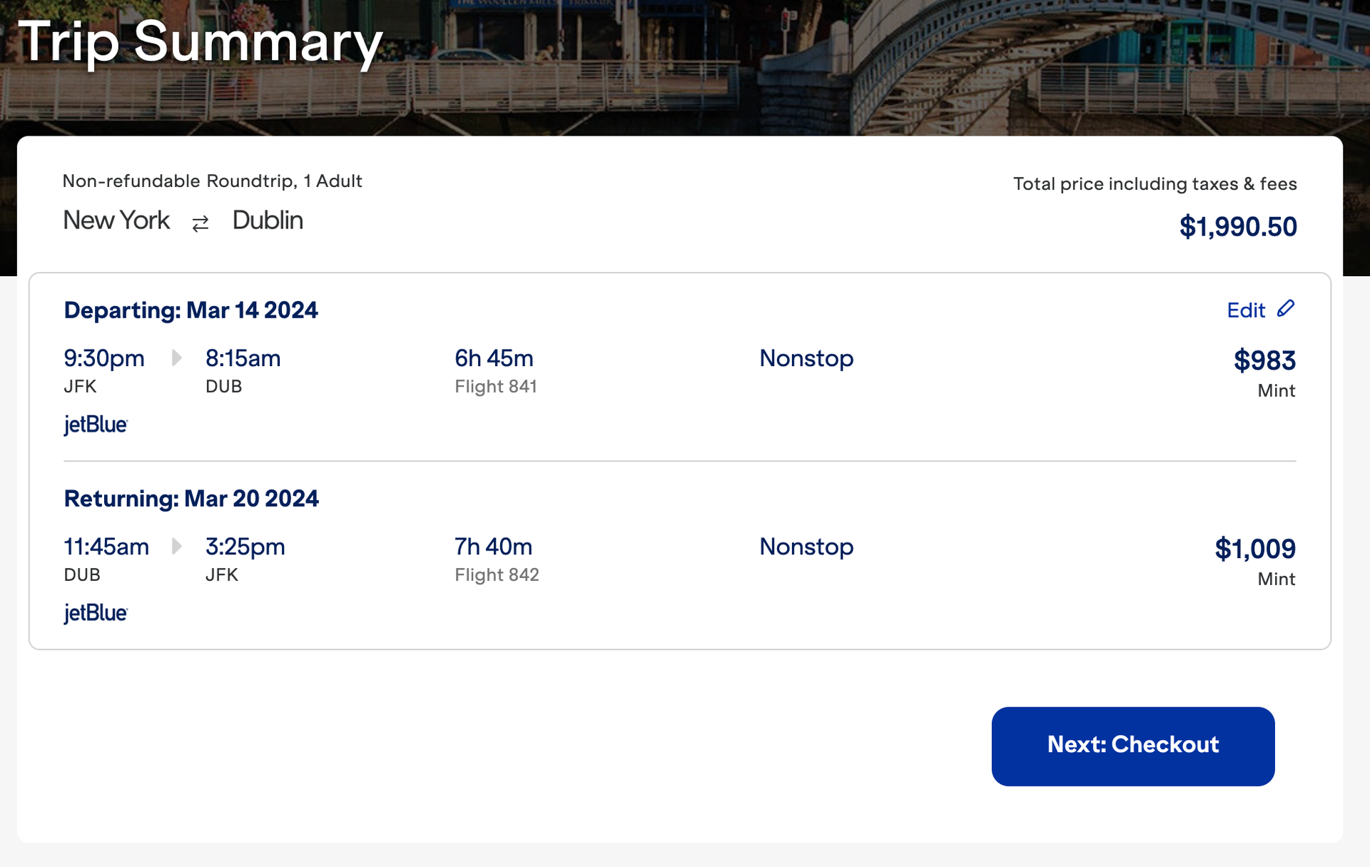 JetBlue deal: New routes to Dublin and Edinburgh start at $400 for ...