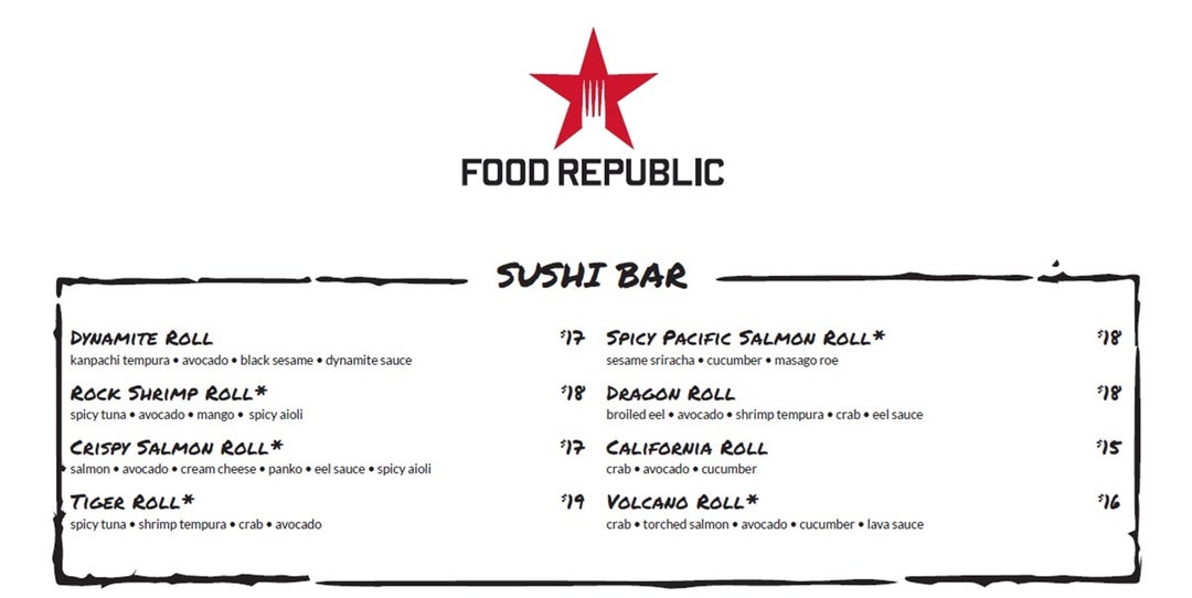 NCL's Food Republic menu: Learn all about this cruise restaurant - The ...