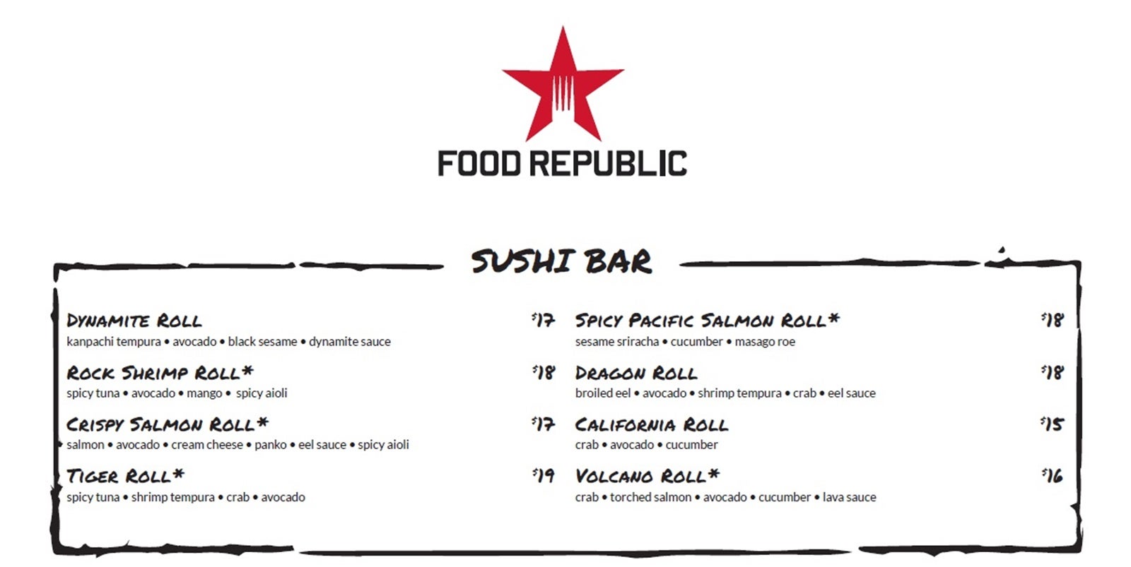 NCL's Food Republic menu: Learn all about this cruise restaurant - The ...