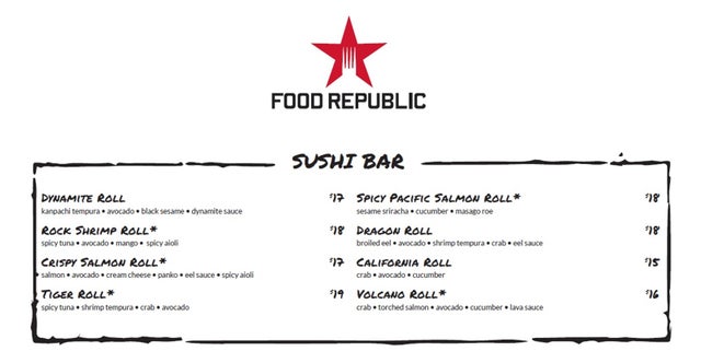 NCL's Food Republic menu: Learn all about this cruise restaurant - The ...