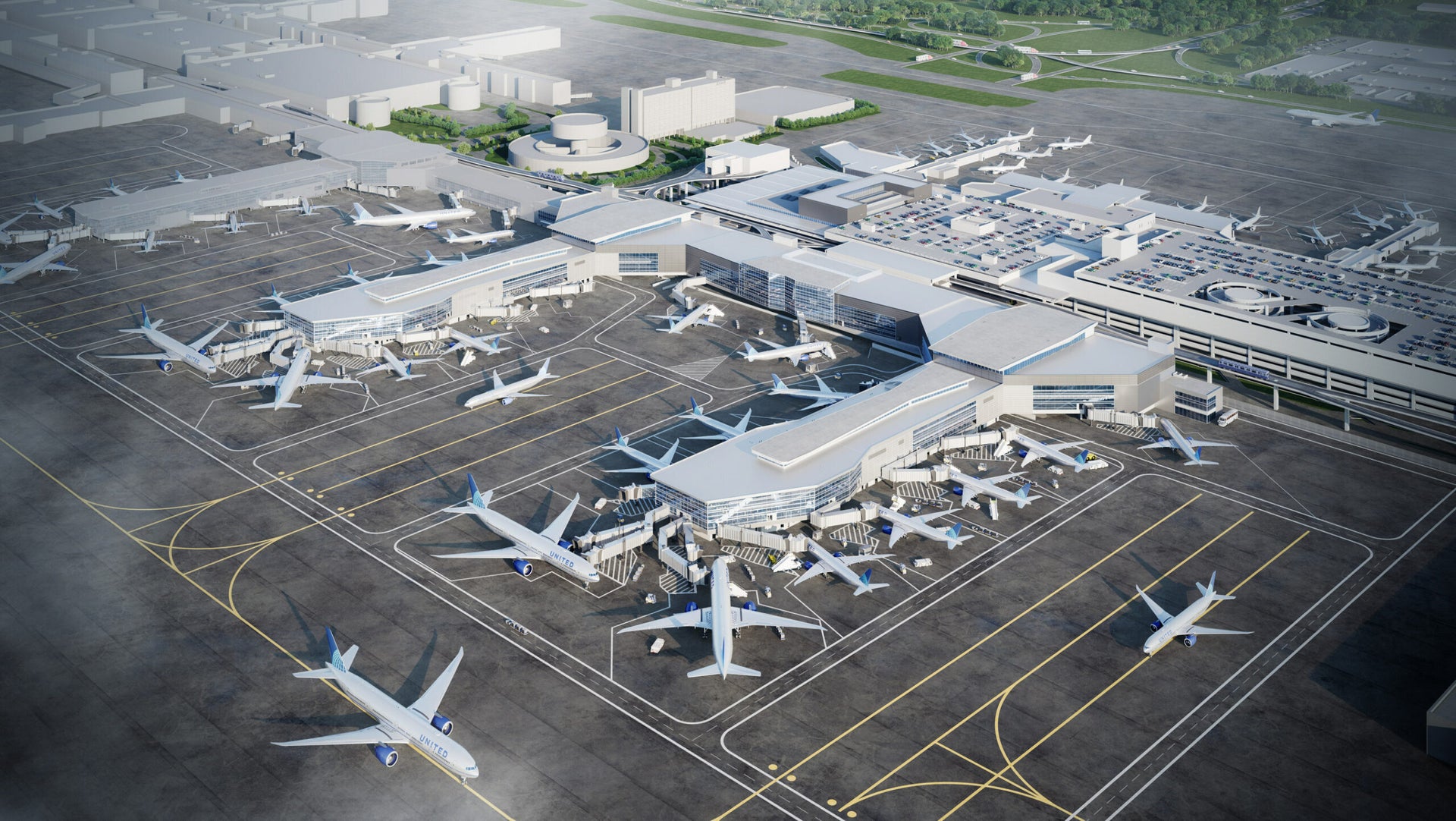 United to transform Houston hub with revamped terminal, world's largest ...