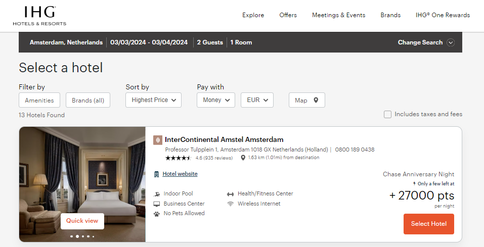 How to use the IHG One Rewards anniversary night certificate - The ...