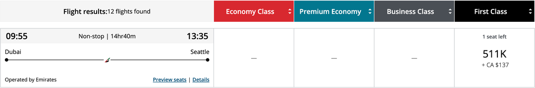 Amazing first-class seats you can book with points and miles - The ...