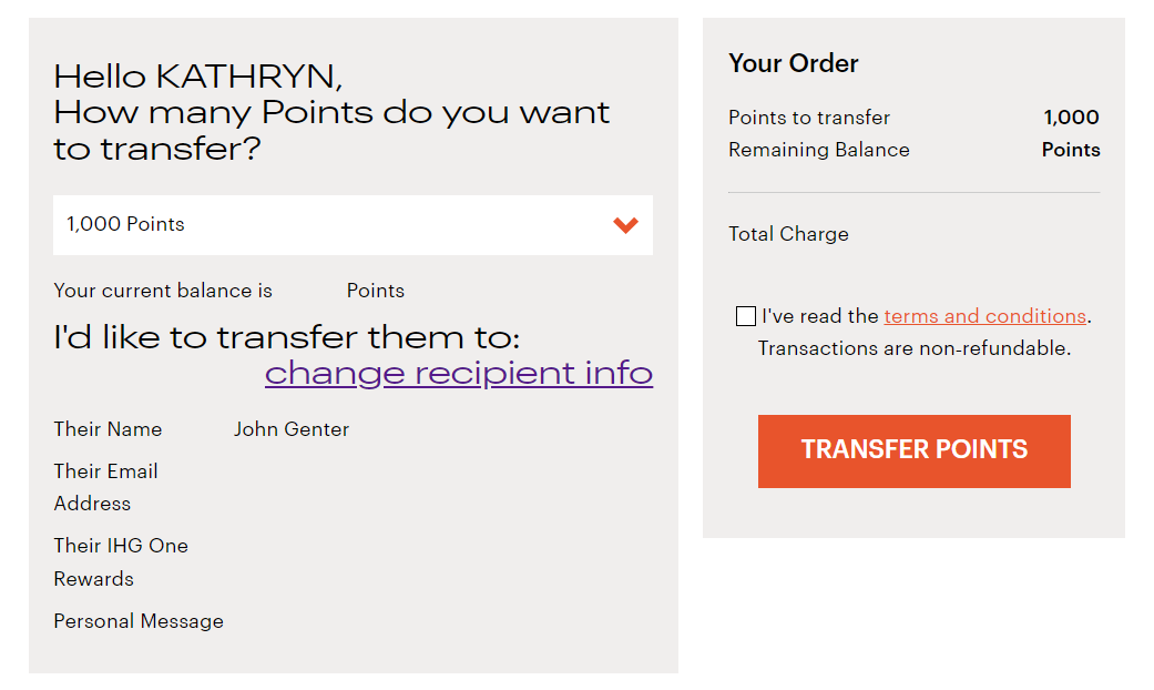 Transfer IHG points for free to other members: Here's how - The Points Guy
