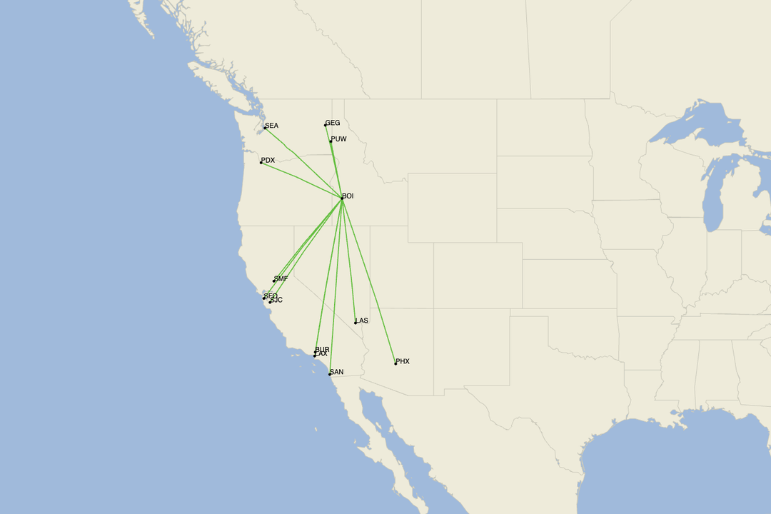 Alaska scraps its 2 longest routes from Boise, shifts focus to the West ...